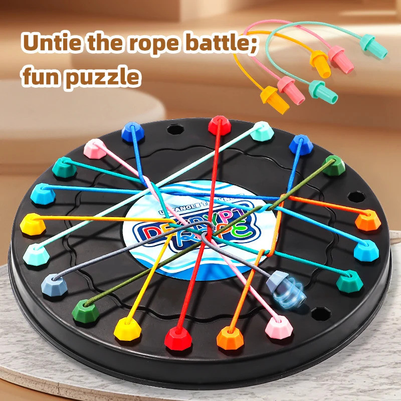 2025 New Rope Breaking Battle Challenge Puzzle Toy Knot Toy Children's ...