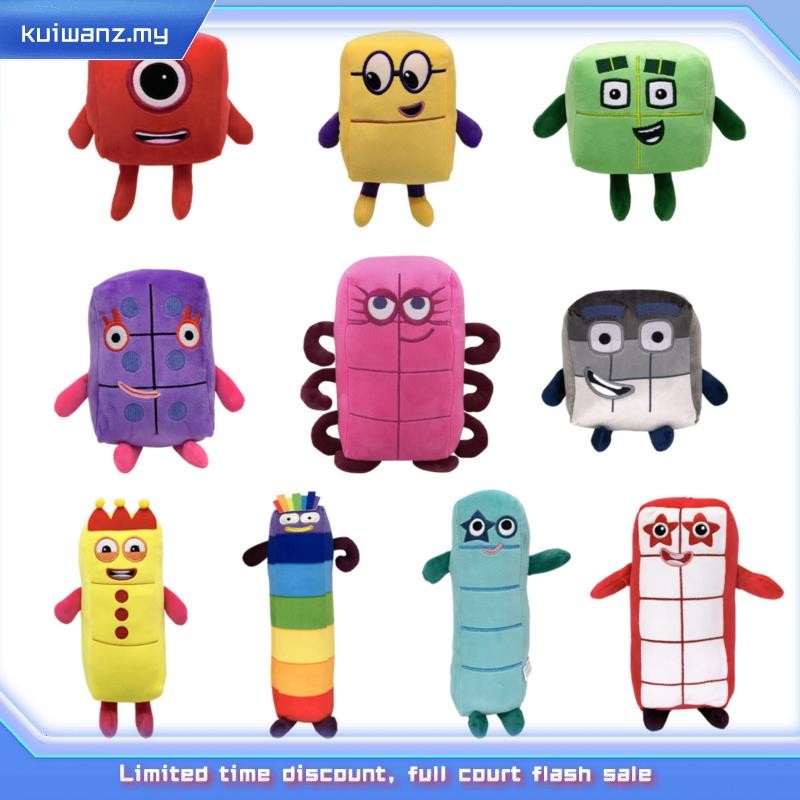 [Ready Stock] Numberblocks Number Block Doll Number Doll Children ...