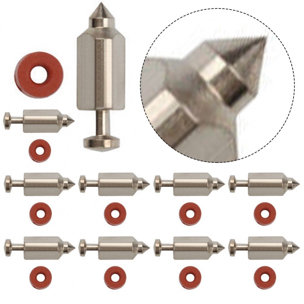 10 Pairs of Float Needle Valve Kits for 398188 Carburetor Engine Repair ...