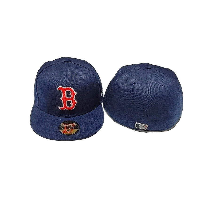New Era Boston Red Sox Fully Closed Baseball Cap Street Hip-hop Summer ...