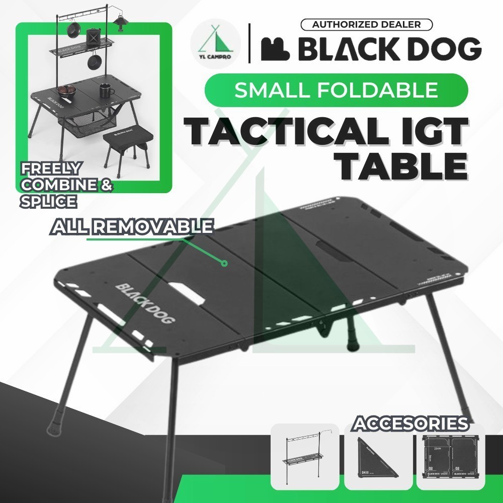 BLACKDOG IGT Table Tatical Camping Meja Khemah Stove Portable Camping aluminum outdoor Meja IGT ...