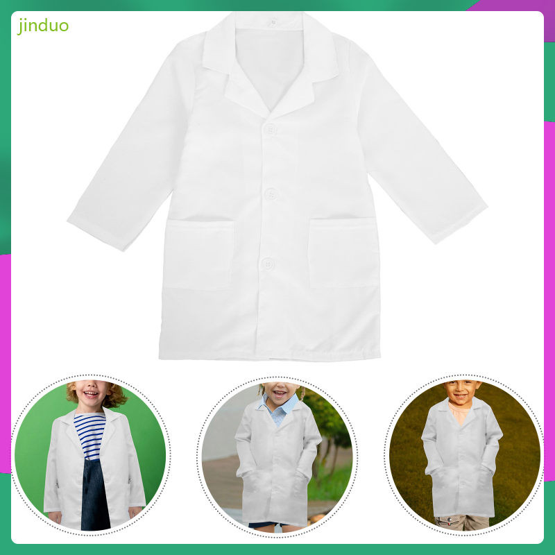 Children's White Coat Lab Costume Science Kids Coats for Scientist Men ...