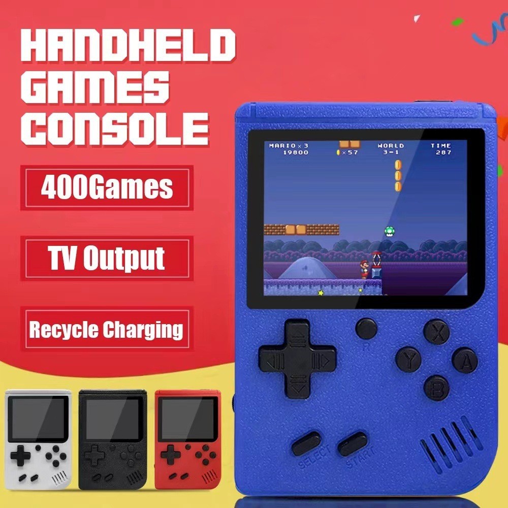 400-in-One Handheld Game Console Retro Nostalgic Children Mini Handheld ...