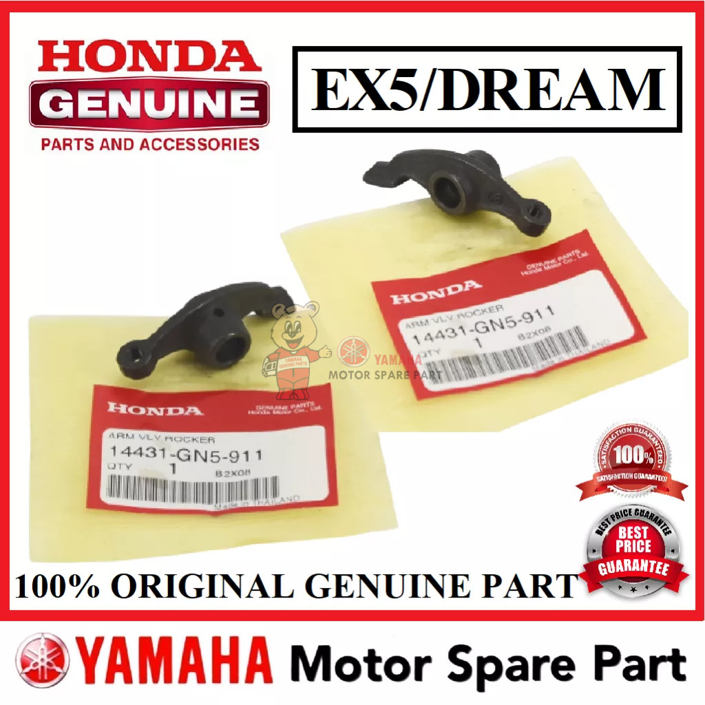 100% ORIGINAL EX5 DREAM ROCKER ARM 0 14431-GN5-911 ROCKERARM BURUNG ...