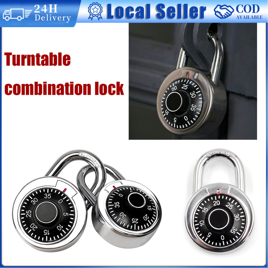 Master Rotary Storage Lock Digit Combination Code Security Padlock For ...