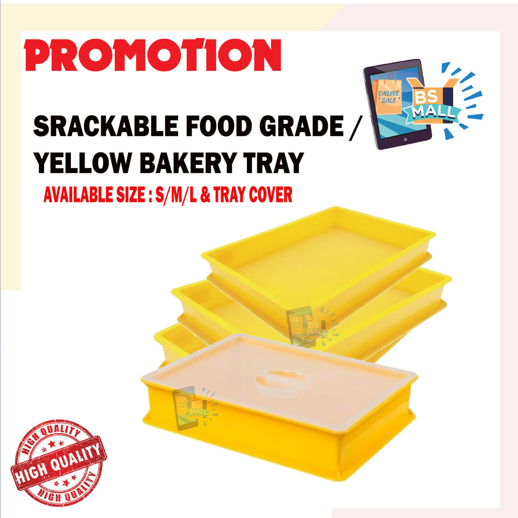 Bekas Kuih / Penutup Tray Kuih/ Stackable Plastic Food Grade Tray ...