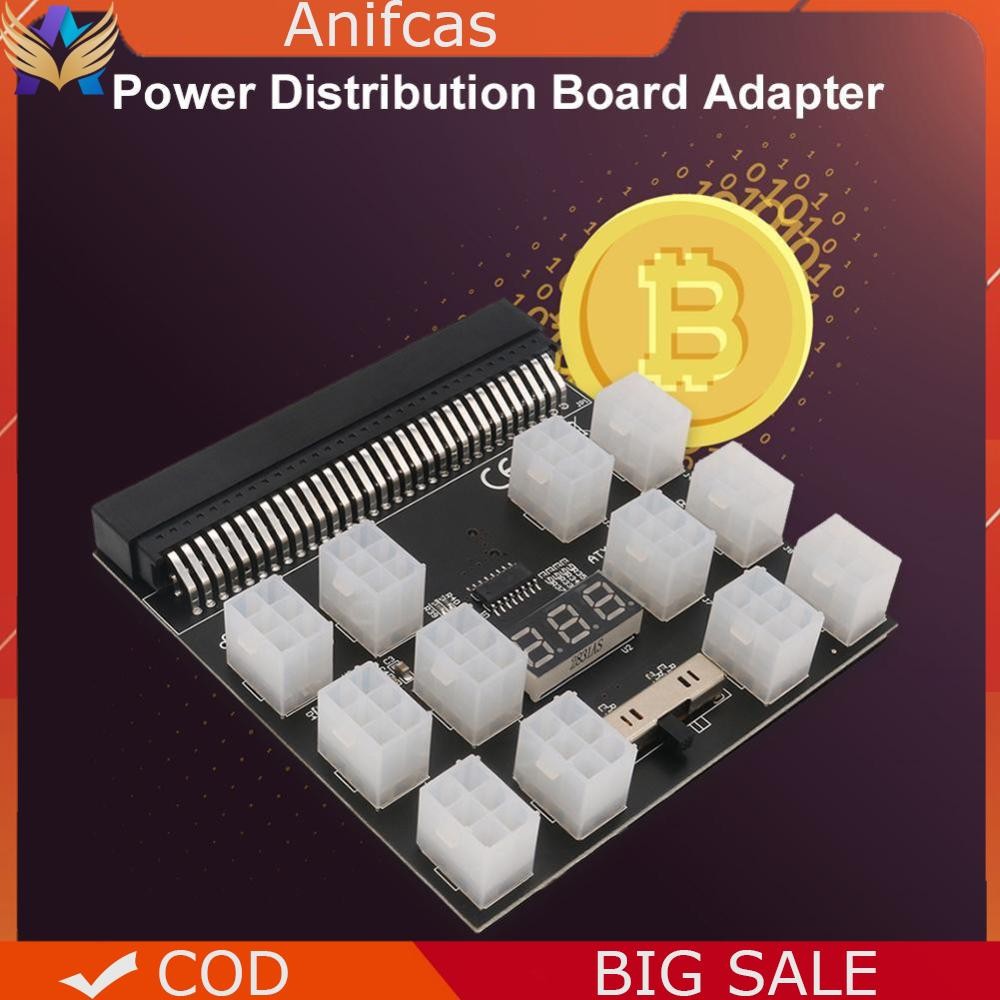 1200W PSU Breakout Board 12 Ports ATX 6 Pin for DPS-800GB 1200FB 1200QB ...