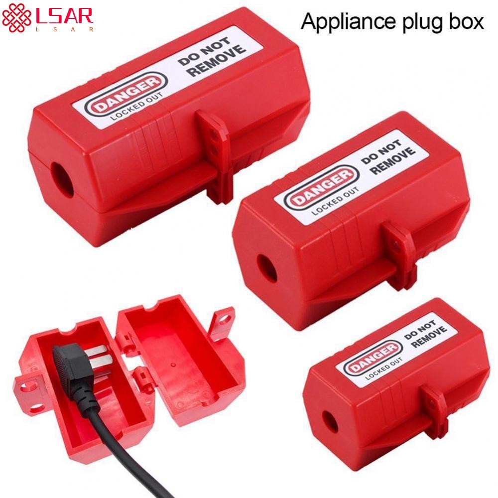 Plug Lock Box Lock Electrical Plug Plastic Tag Out Plug Power Lock ...