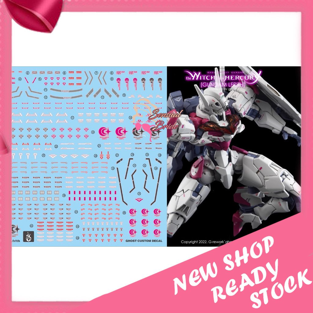 COPY GHOST HG LFRITH WATERSLIDE DECAL | Shopee Malaysia