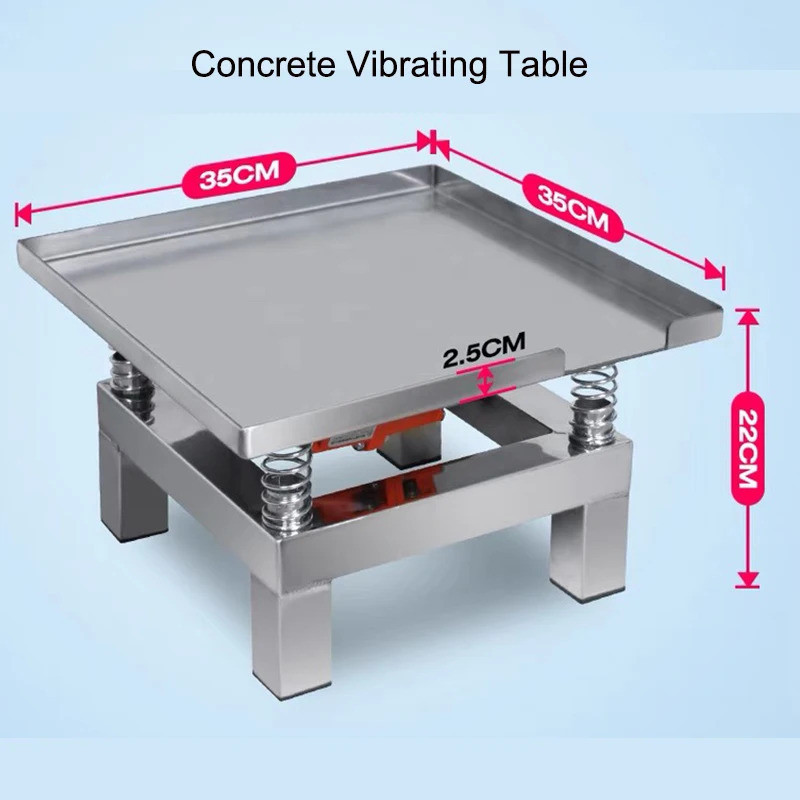 Stainless Steel Mini Vibration Table 3000rpm Concrete Vibrating Table ...