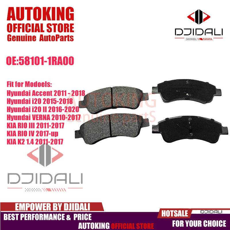 58101-1RA00 Brakepads Front set for Hyundai Accent 2011-2018/ i20 2015 ...