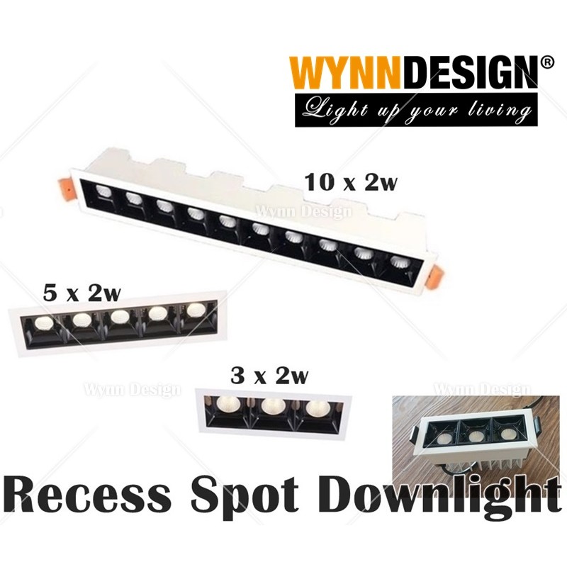 Wynn Design [6W/10/20W] LED Recess Spot Downlight Surface Mounted ...