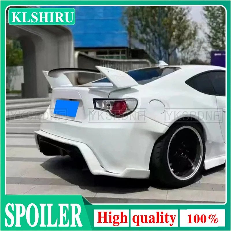 Car-styling Carbon fiber Style GT 86 BRZ Rear Trunk wing spoiler For ...
