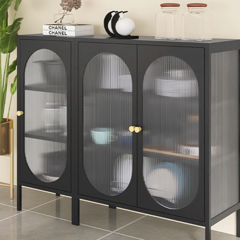 Kabinet bufet besi tempa kabinet bufet stail Perancis, loker pinggan ...