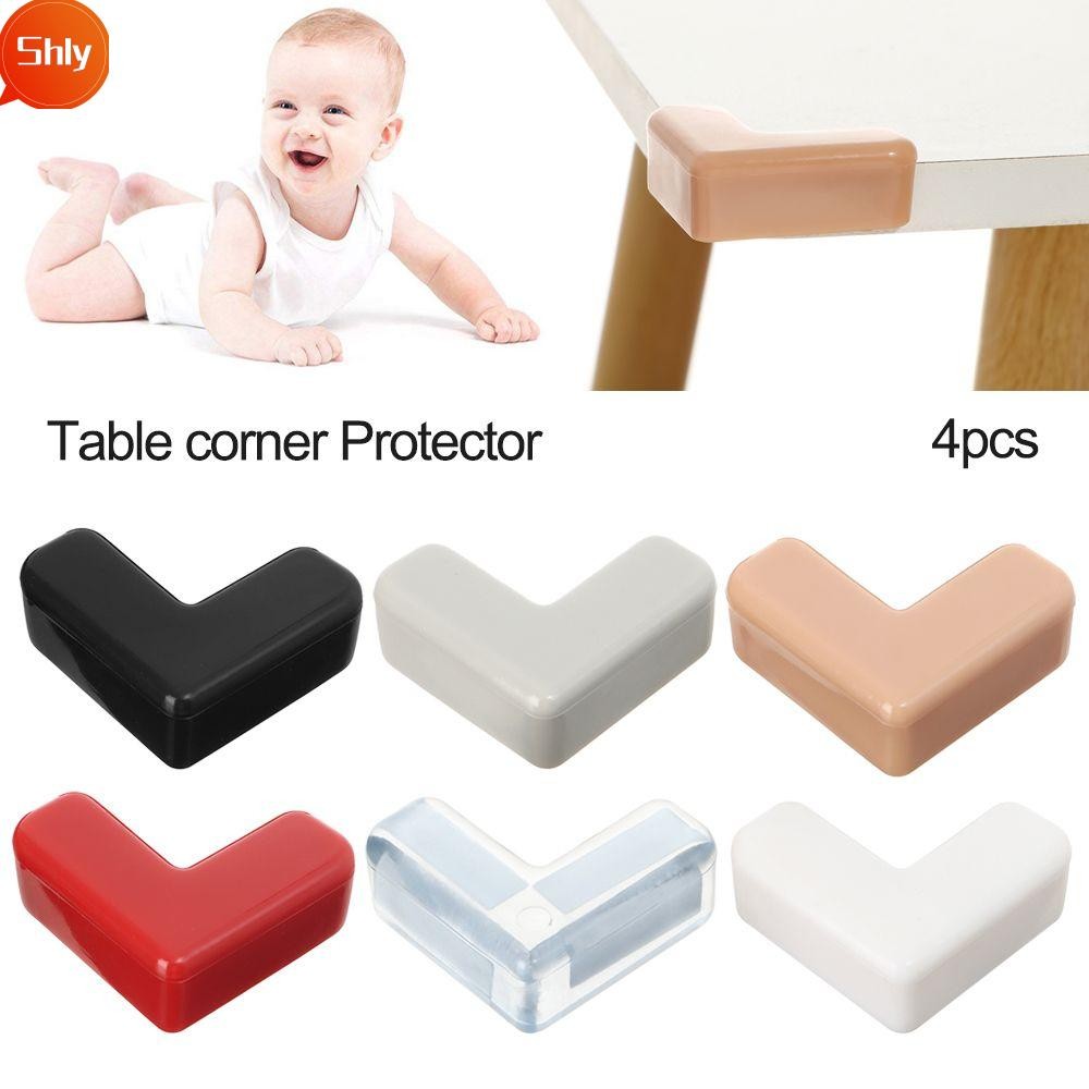 SHLY 4Pcs Corner Guards Soft Safety Desk Table Corner Protector ...