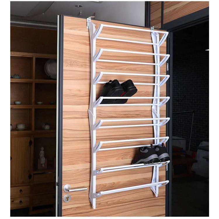 L Pirate Door Nail-Free Storage Behind Door Shoe Rack Wall-Mounted ...