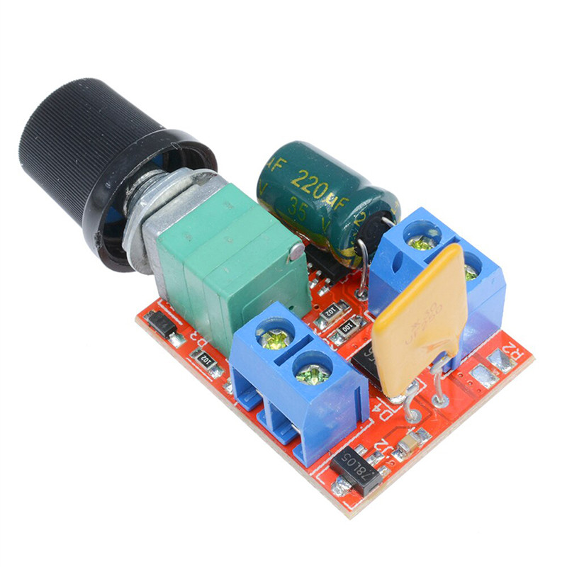 [Bli] Mini DC 3 6 12 24 35V 5A 90W PWM DC Motor Speed Controller Module ...