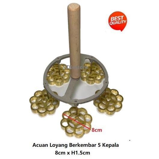Loyang Honeycomb Biscuits/ Rose Cookies Mould / Tembaga Acuan Kuih ...