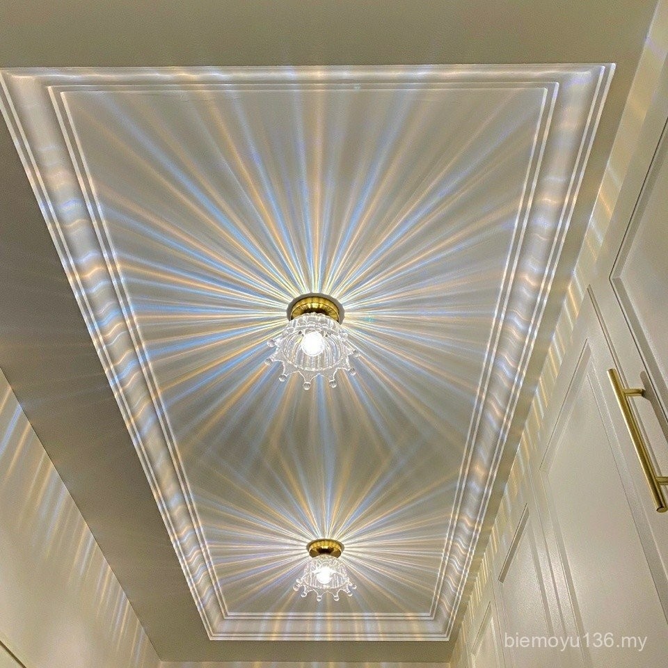 Crown Light Luxury Nordic Crystal Influencer Corridor Aisle Light ...