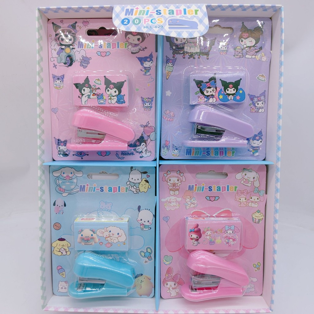 Cartoon Cartoon Kuromi Stapler Mini Small Size Set Cute Student Stationery Binding Machine ...