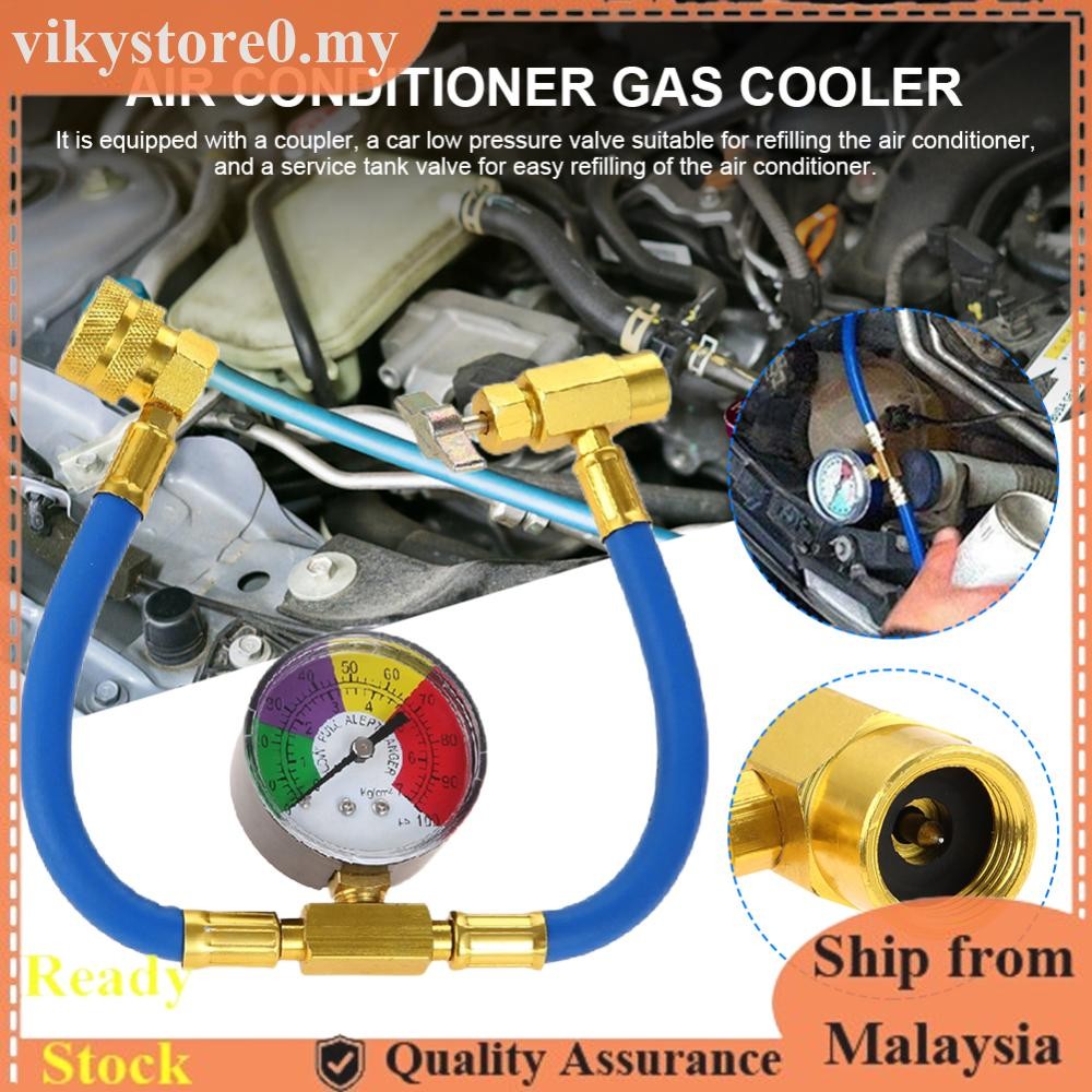 R134A Air Conditioner Gas Cooler with Measuring Gauge Refrigerant ...