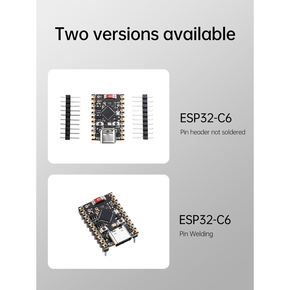 Pcbfun Esp32 C6 Development Board Microcontroller Programming Learning Controller Core Board
