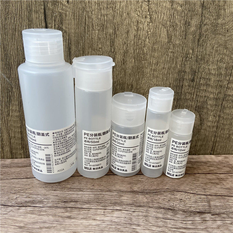 Muji MUJI Travel Sub-bottling Set Empty Bottle Cosmetics Portable Japan ...