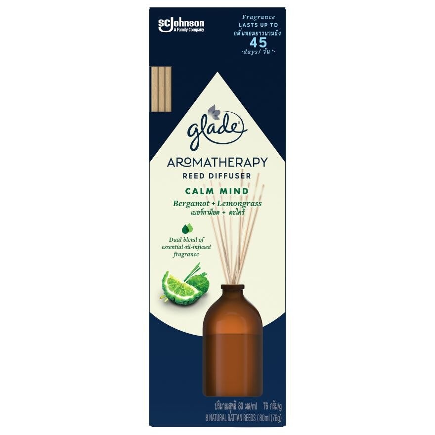 GLADE Aromatherapy Reed Diffuser-Lemongrass 80ml | Shopee Malaysia