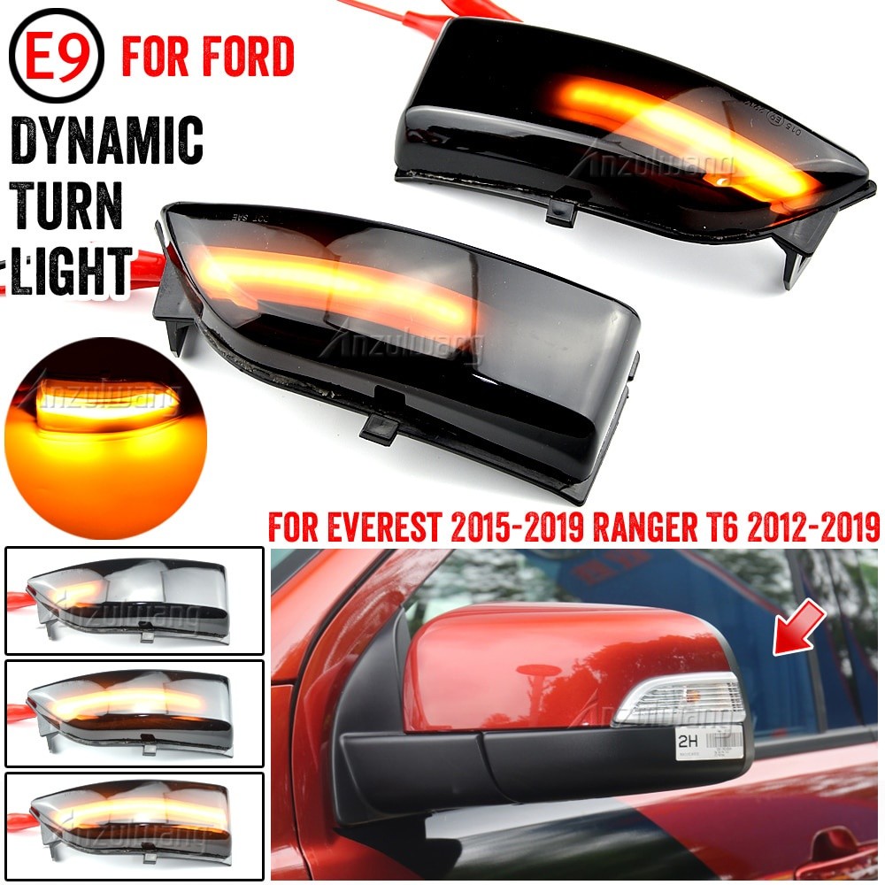 LED Dynamic Turn Signal Light Side for Ford Ranger T6 2012-2019 Raptor ...