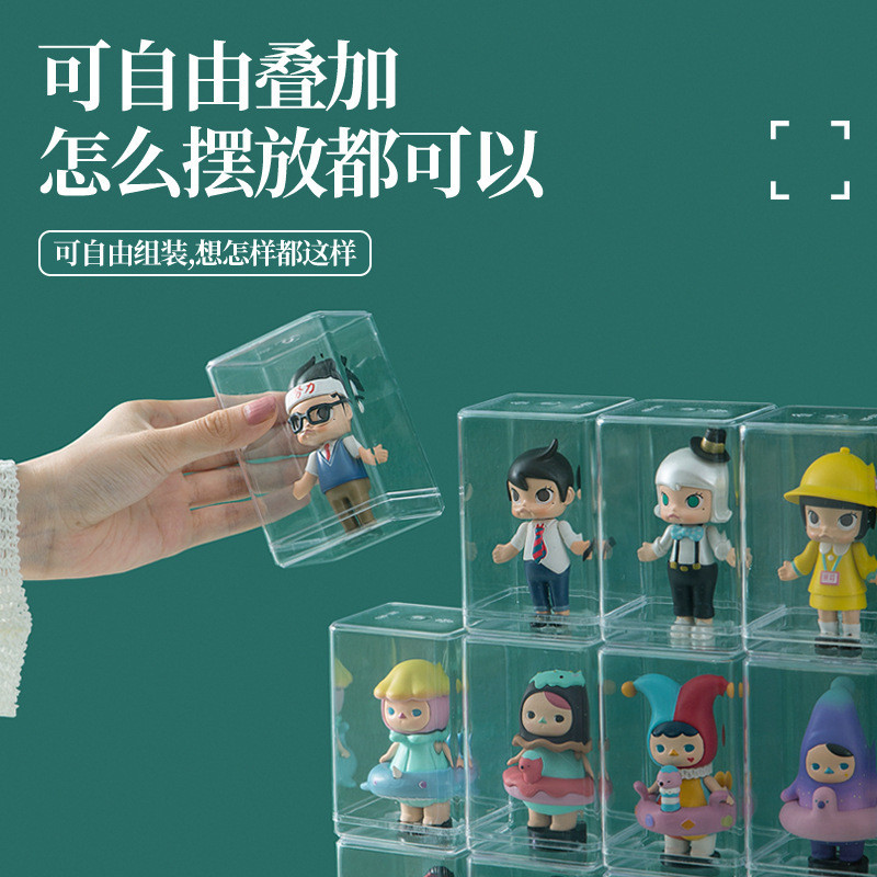 Acrylic Hand-Made Display Box Transparent Mystery Box Display Box Doll ...