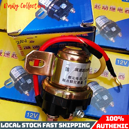 12V 24V 150A Car High Power Starting relay Truck Current Start Relay Car Gear Motor Starter ...