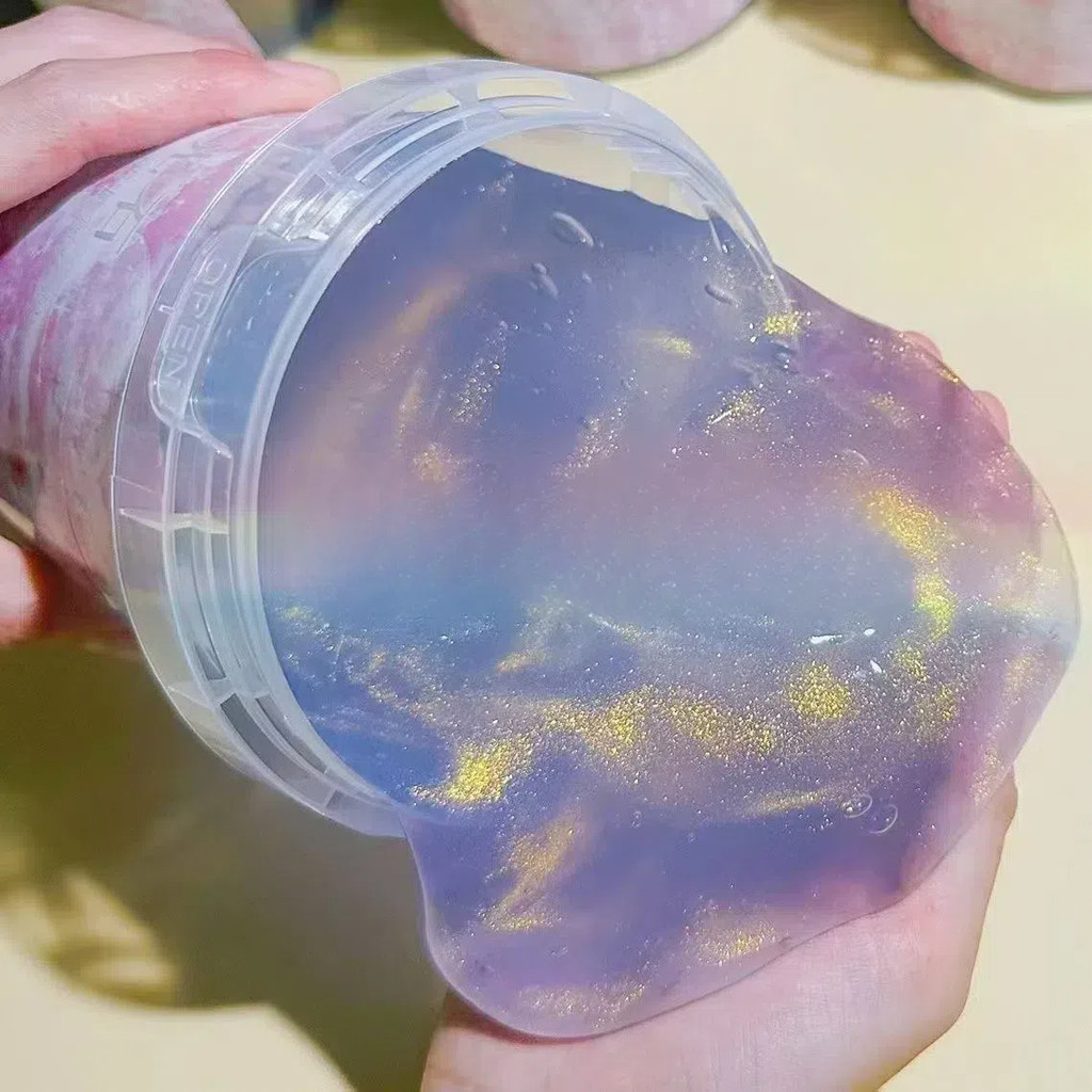 350ml Fake Water Super-sized Slime with Dreamy Gradient Colors Non ...