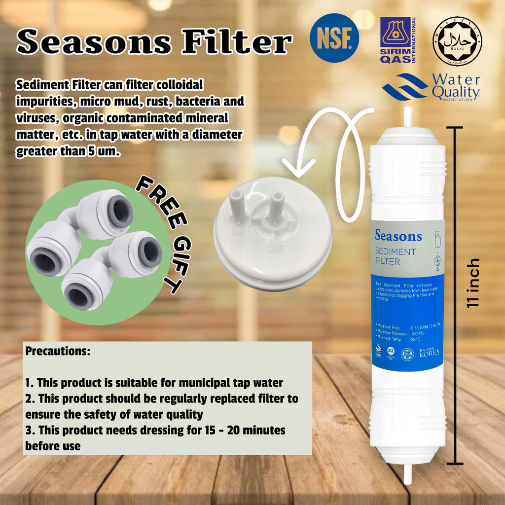 Korean Halal Water Filter I-Type Seasons 11 Inch | Shopee Malaysia