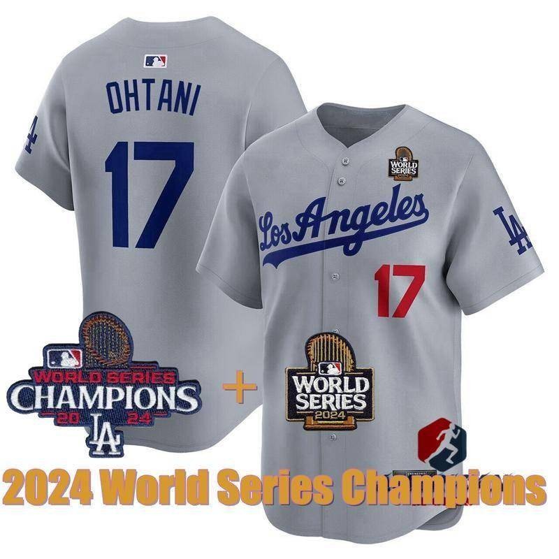 Men's MLB Los Angeles Dodgers Shohei Ohtani Gray 2024 World Series ...