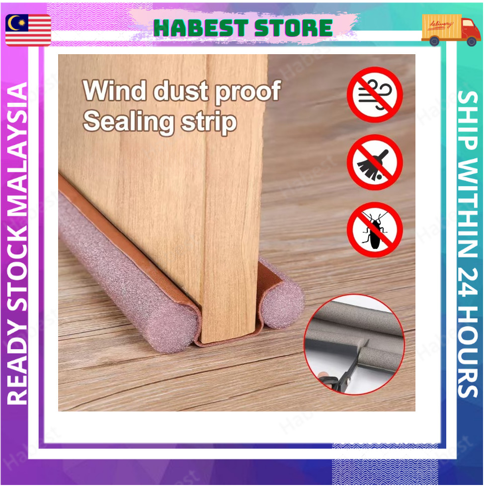 Bawah Pintu Penutup Lubang Bawah Pintu Door Gap Bottom Seal Sound Proof ...