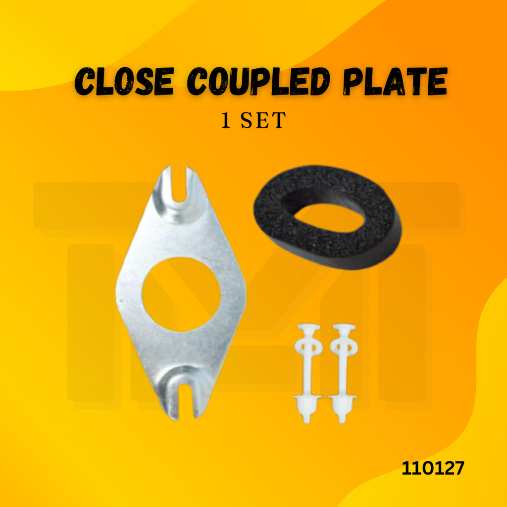 Close Coupled Plate & Foam Gasket with Nylon Screw | Shopee Malaysia