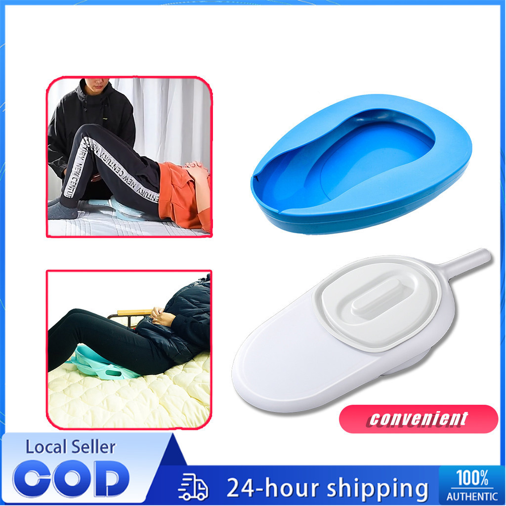 Incontinence Aid Urinal Bedpan Thickened Plastic Bed Pan Seat Household ...