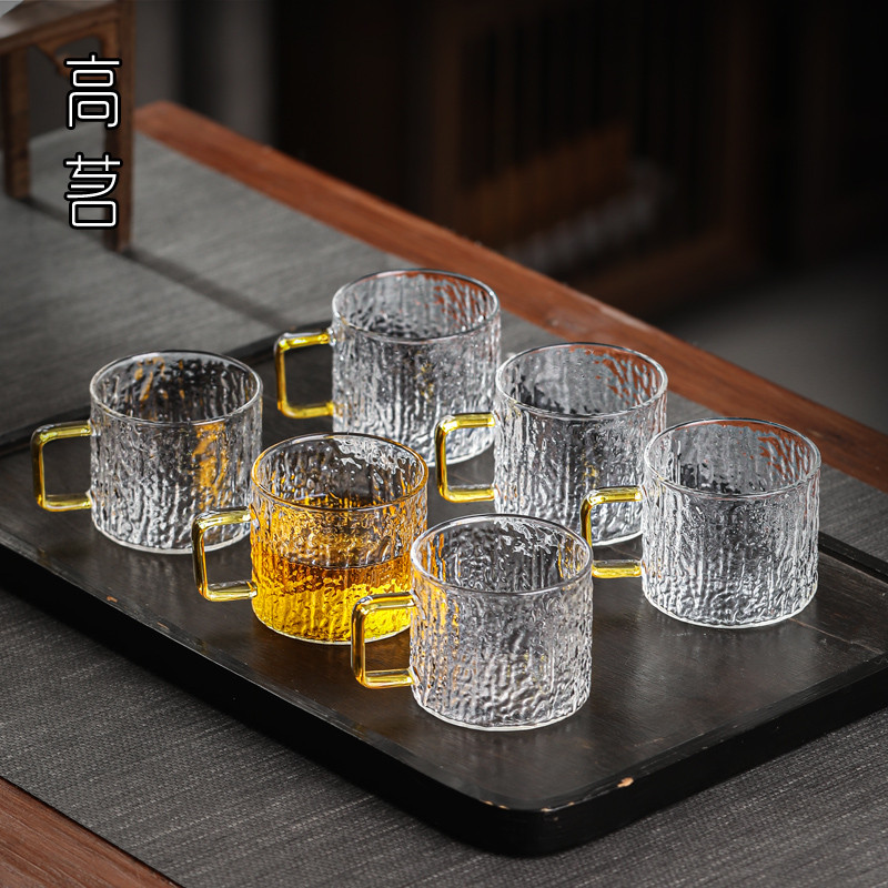 Set teh Kung Fu mewah mewah ada pemegang cawan teh kecil kaca set 6 ...