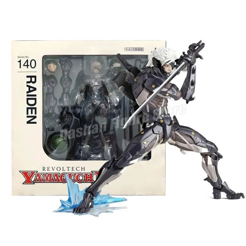 Kaiyodo Revoltech Metal Gear Rising: Revengeance Action Figure Raiden ...