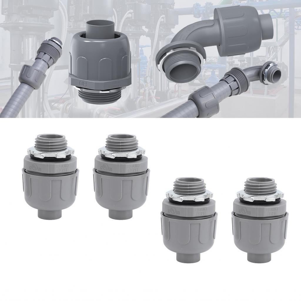 Legendtop Liquid Tight Conduit Connector 1 Inch NPT Flame Retardant ...