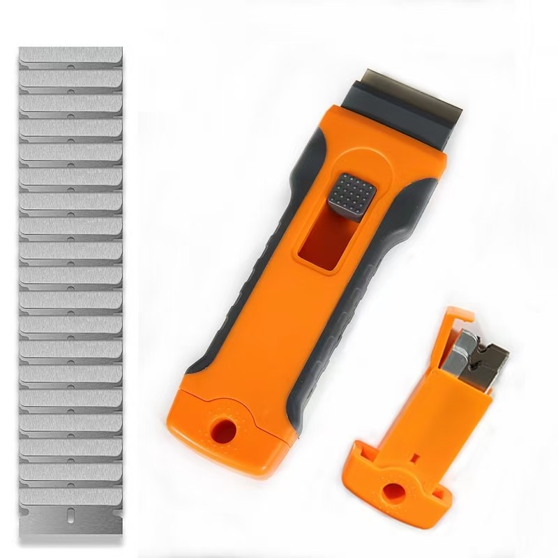 Plastic Handy Safety Razor Scraper Car Glass Glue Remove Wrap Scraper ...