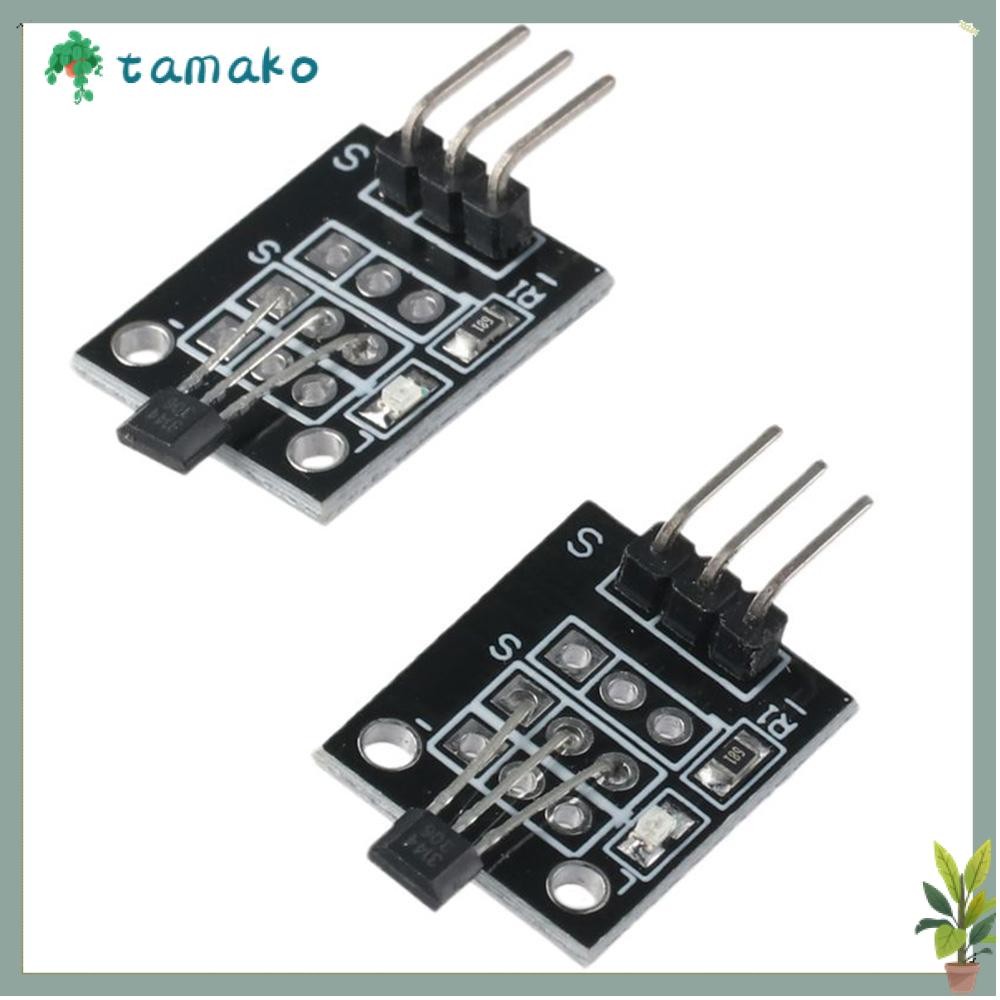 TAMAKO 5pcs Hall Magnetic, Black KY-003 Sensor Module, hall effect ...