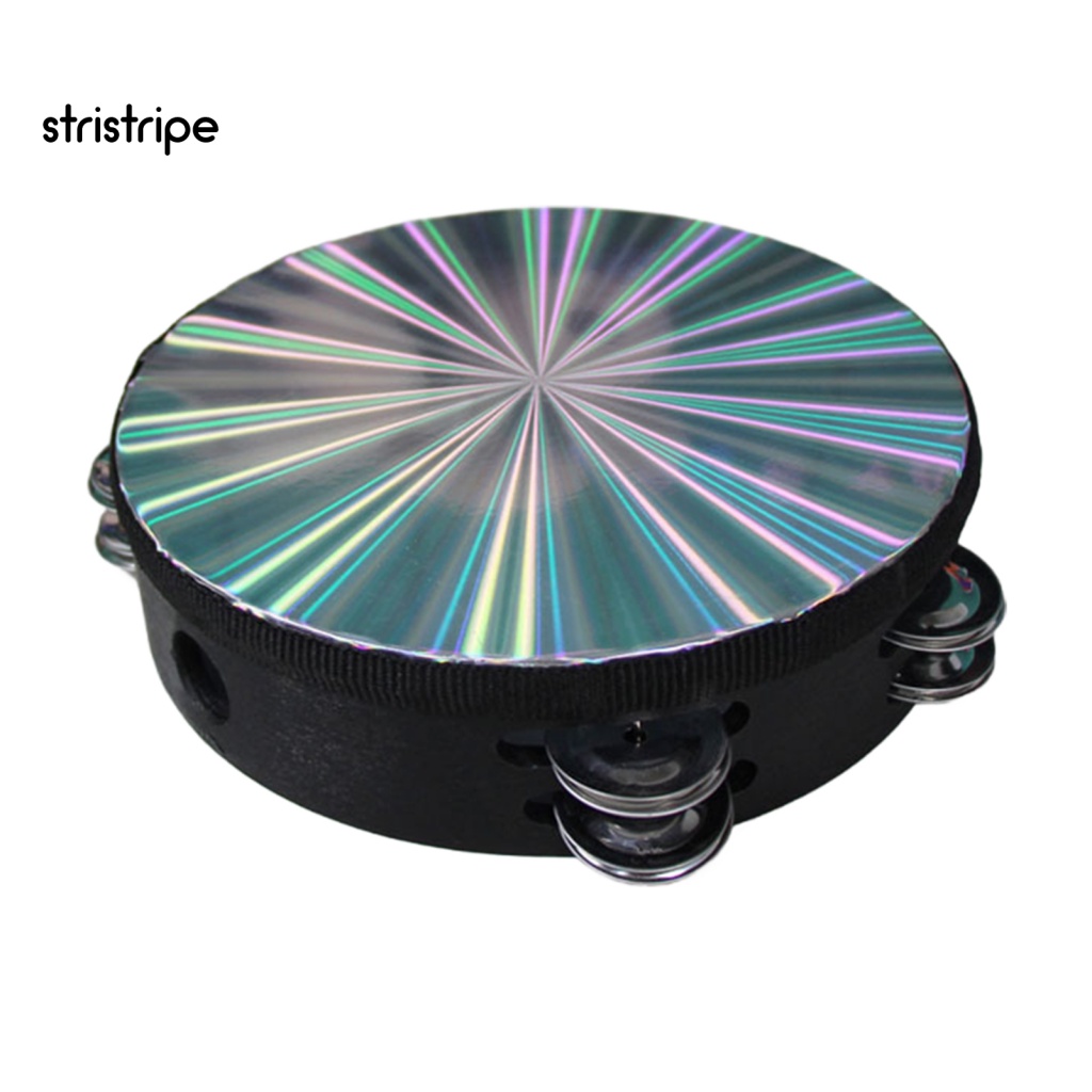 8/10 Inch Tambourine Double Row Metal Jingle Bells Percussion Music ...