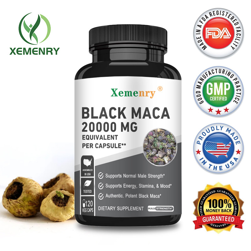 Black Maca Root Extract for Men and Women To Improve Energy, Endurance ...
