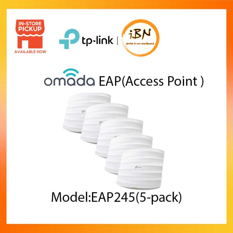 TP-Link EAP245 AC1750 Wireless Dual Band Gigabit Ceiling Mount Access ...