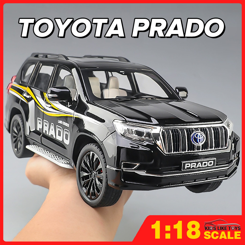 KLT 1:18 Toyota Prado Suv Diecast Model Car Alloy Cars Toys Collection ...