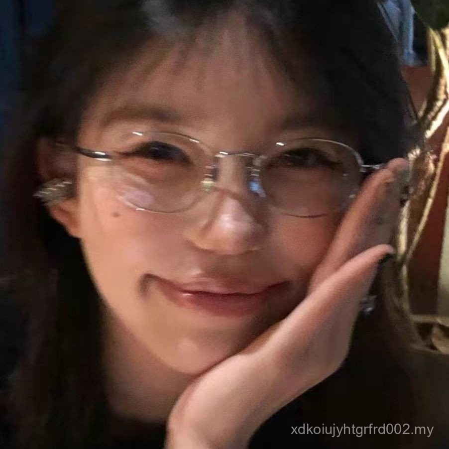 Bingkai cermin mata warna perak pintar tinggi, sutera emas bujur kutu ...