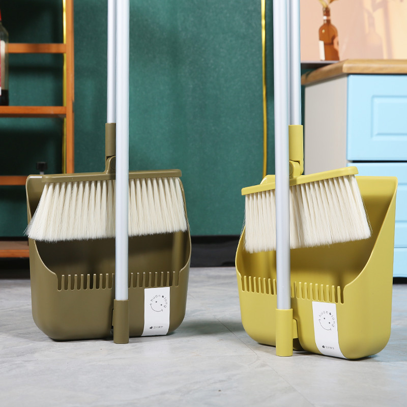Set Penyapu dan Dustpan Gabungan Penyapu Isi Rumah Pengikis Air Tidak ...