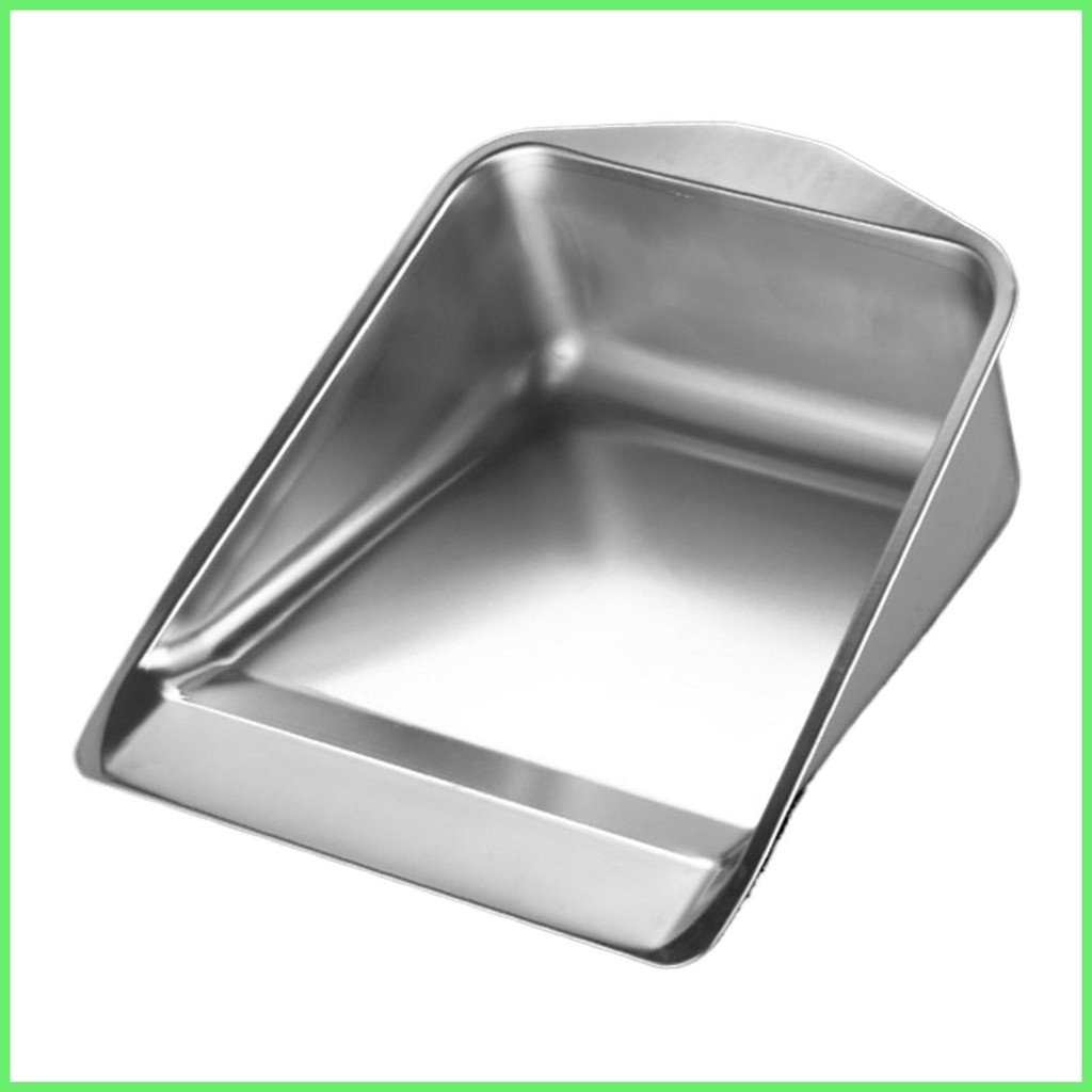 Heavy Duty Dust Pan Stainless Steel Outdoor Dust Pan Portable Metal ...