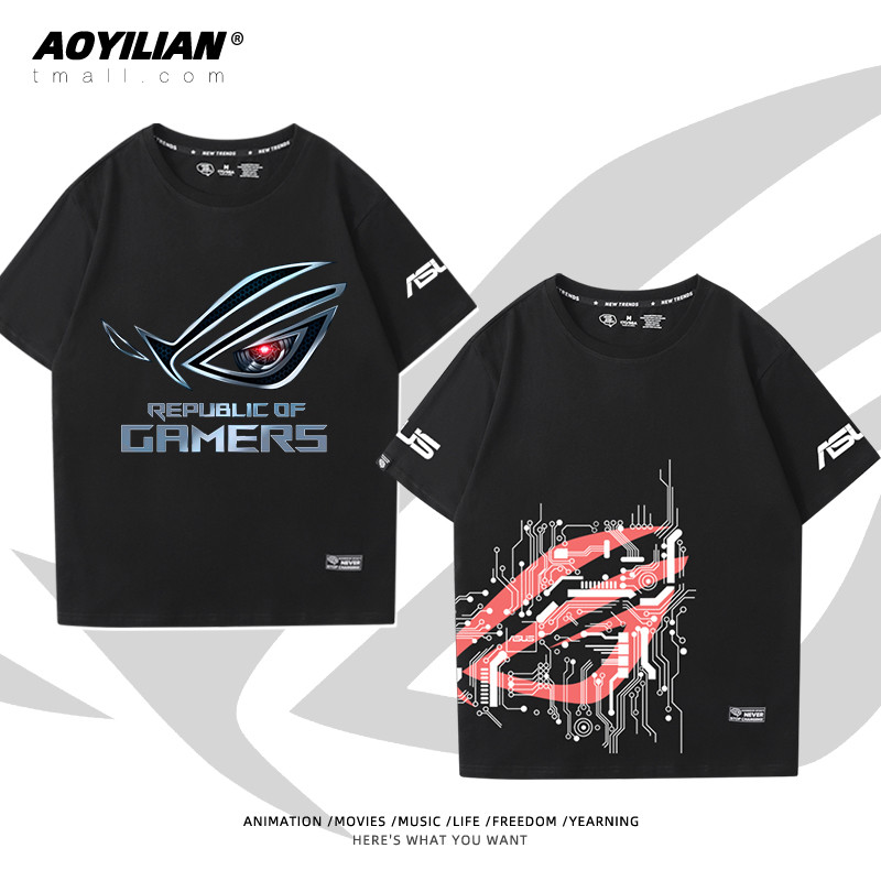 Readystock ROG spendthrift's Eye logo printed clothes for men and women ...